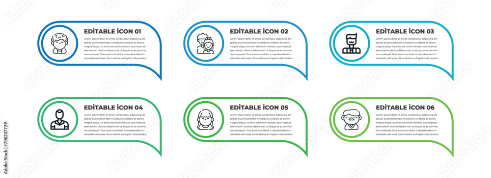 cousin, sibling's child, husband, nephew, sister, grandfather outline ...