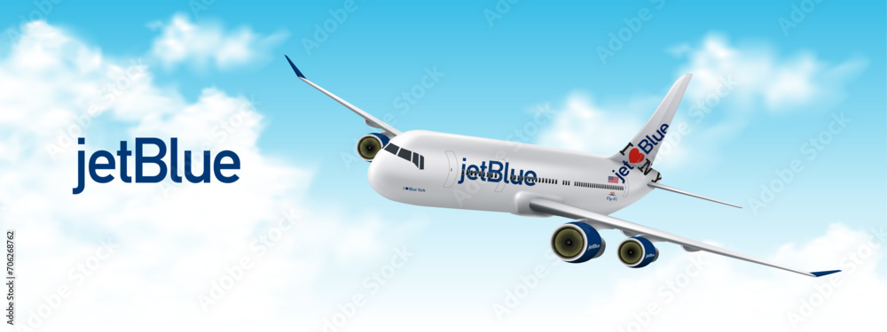 Aircraft of jetBlue Airways, I Love Blue York, Top 55 of The World's ...