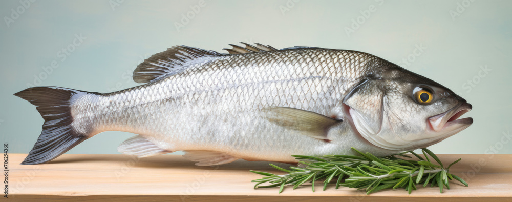 Fish Sitting on Table, A Simple Image of a Aquatic Creature Resting on ...