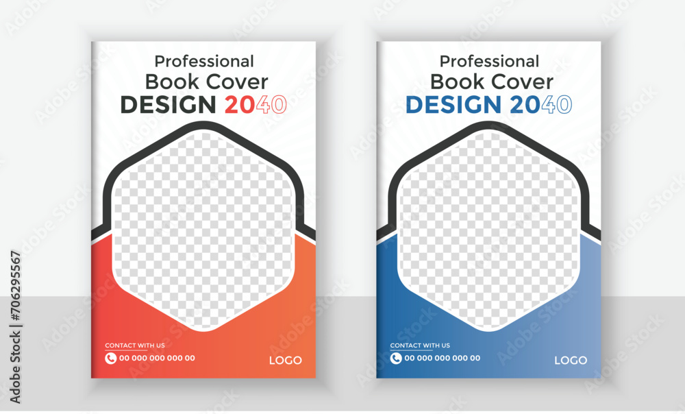Professional Business book cover,over design for annual report and ...