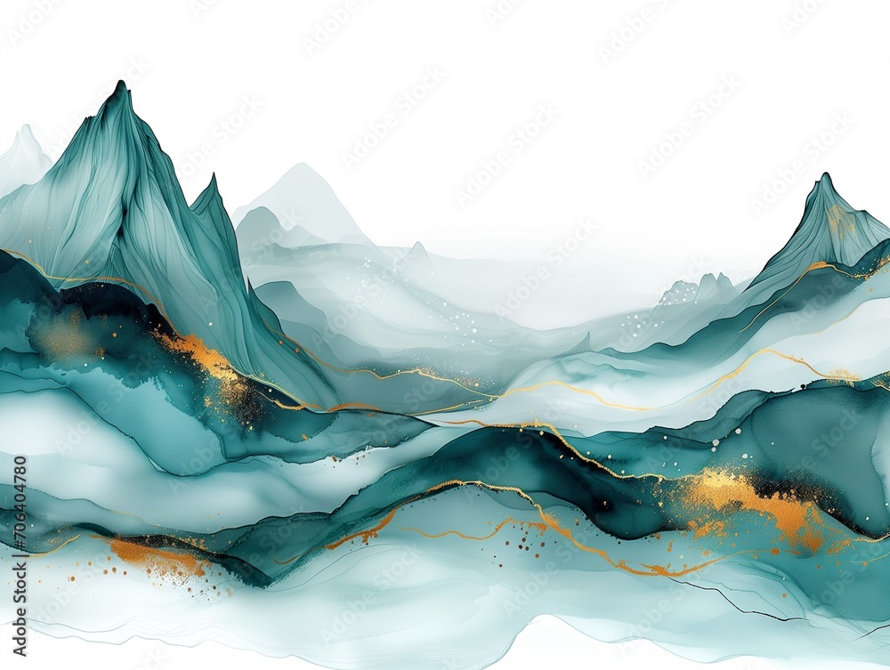 a series of horizontal bands in varying shades of earthy browns and ...