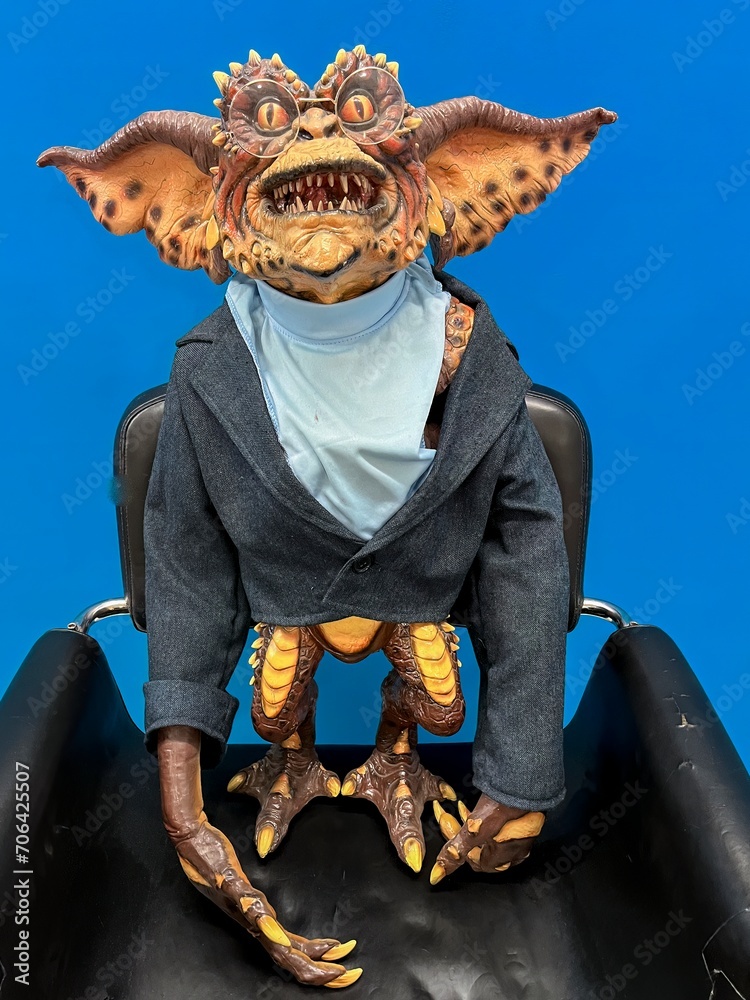 Madrid, Spain; 01-03-2024: Life-size figure of the iconic character ...