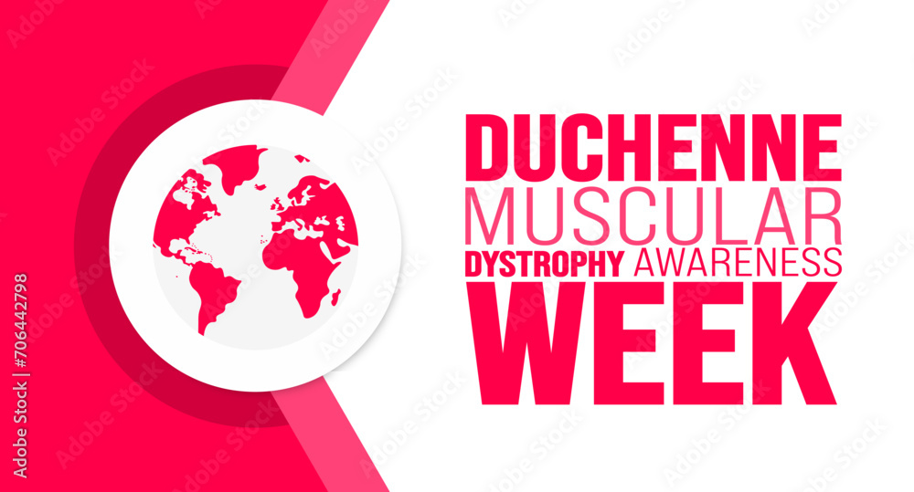 February is Duchenne muscular dystrophy awareness week background ...