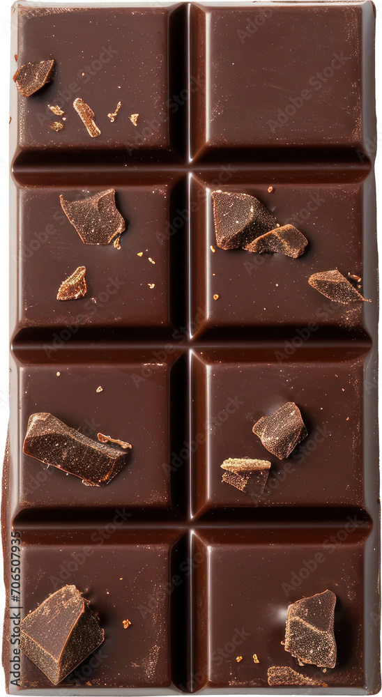 Chocolate bar transparent background PNG clipart Stock Photo | Adobe Stock