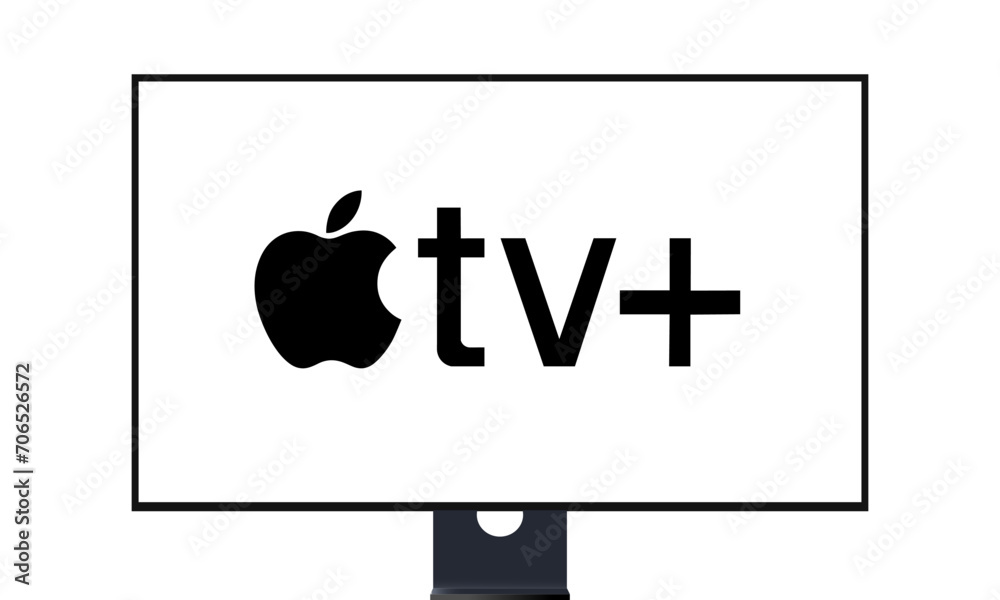 Modern online video service icon set. Paramount+, Discovery+ Youtube ...