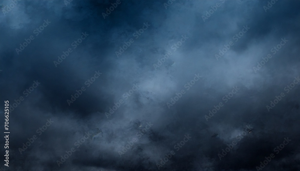 black gloomy sky grunge texture dark blue gray clouds background horror scary theme poster ...