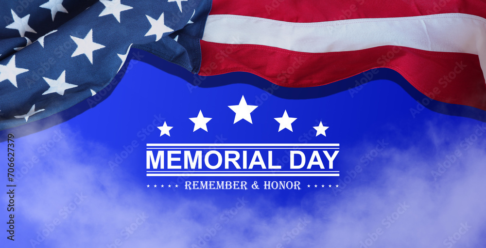 Memorial Day Background Design. Honoring All Who Served. Vector ...