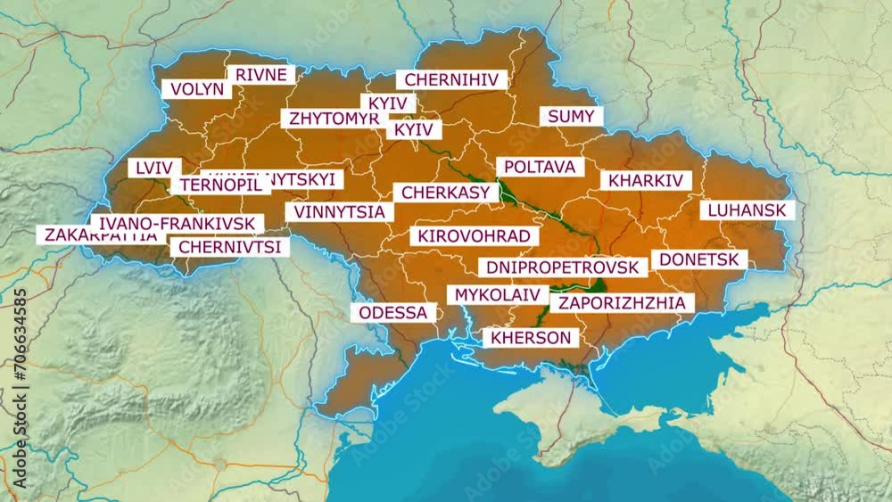 Administrative Divisions of Ukraine: Mapping the Provinces vídeo de ...