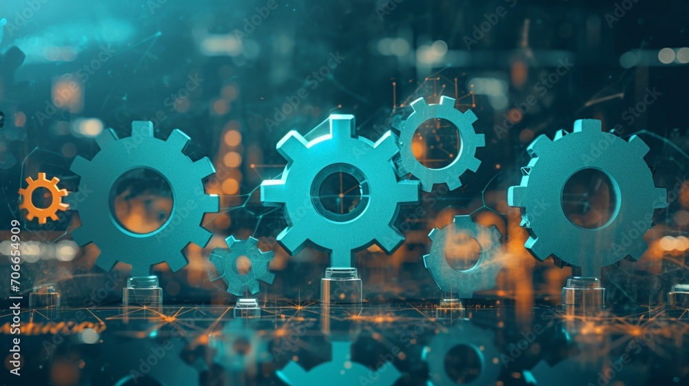 A visual metaphor for innovation, featuring an abstract representation ...