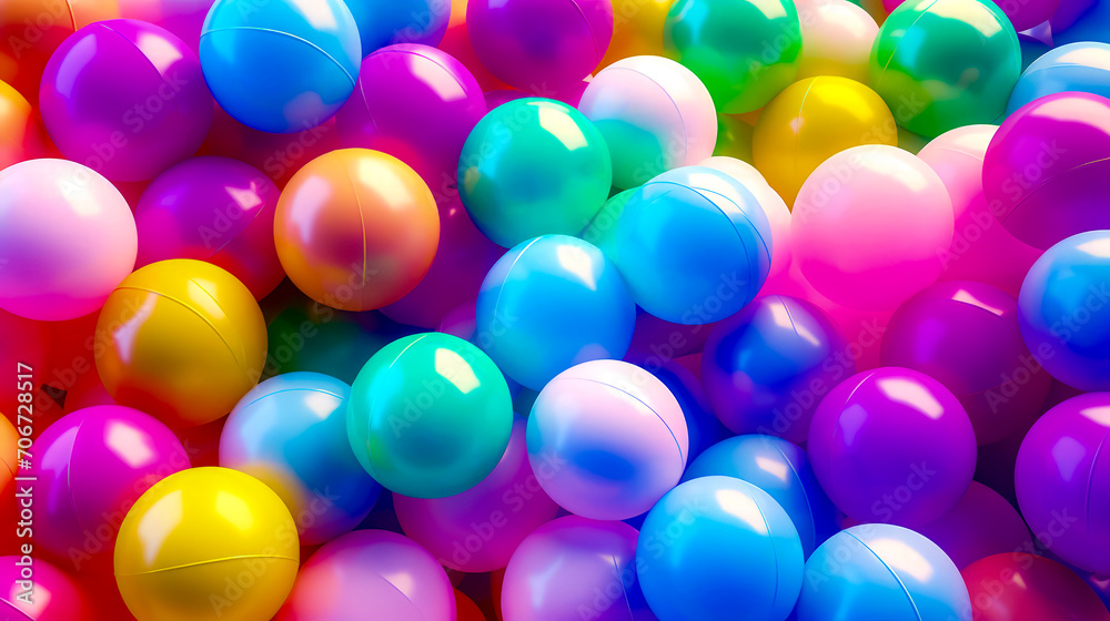Bunch of balloons that are all different colors of the same ballon ...