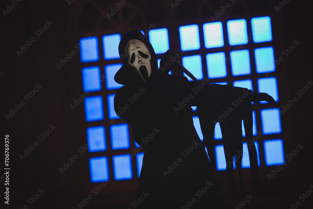 NEW YORK, USA: JAN 3 2024, Horror movie slasher Ghostface from the ...