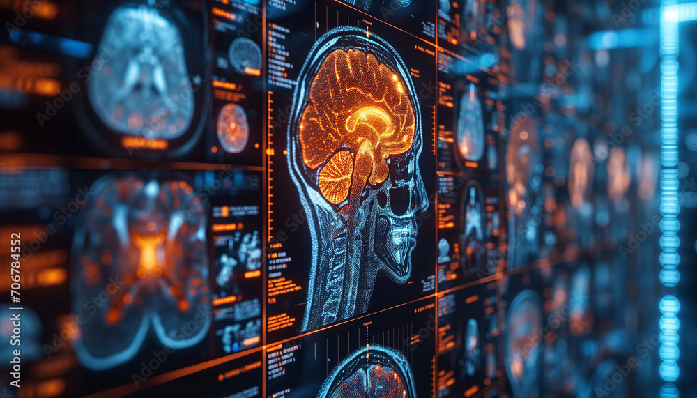 Image depicting the advancements in medical imaging technology, such as ...