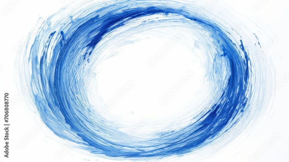Hand drawn scrawl sketch line hatching circle . Blue Pen, pencil ...