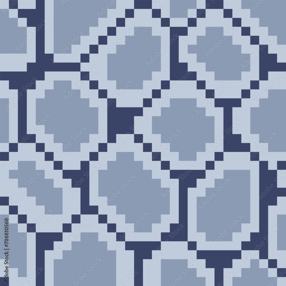 Grey stone texture tile seamless pattern, for pixel art style game ...