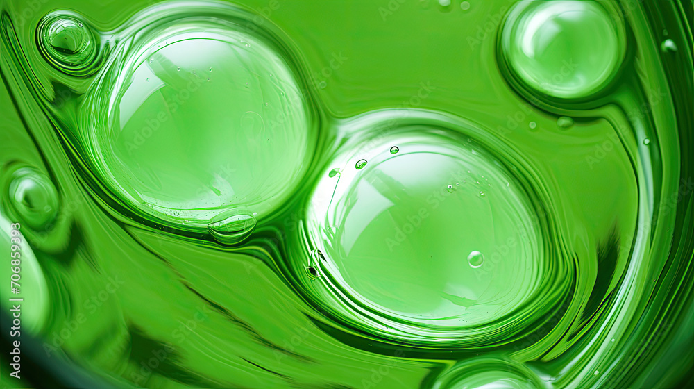 Green Water Drops signifies a collection of images capturing water ...