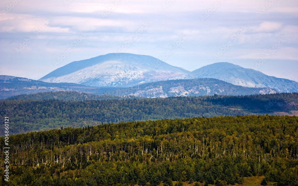 Mount Yamantau, the highest peak of the South Urals Bashkortostan ...