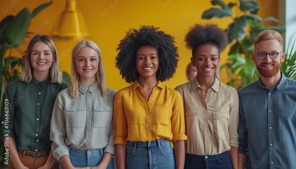 Image showcasing a workplace where people of different genders ... Image showcasing a workplace where people of different genders ...