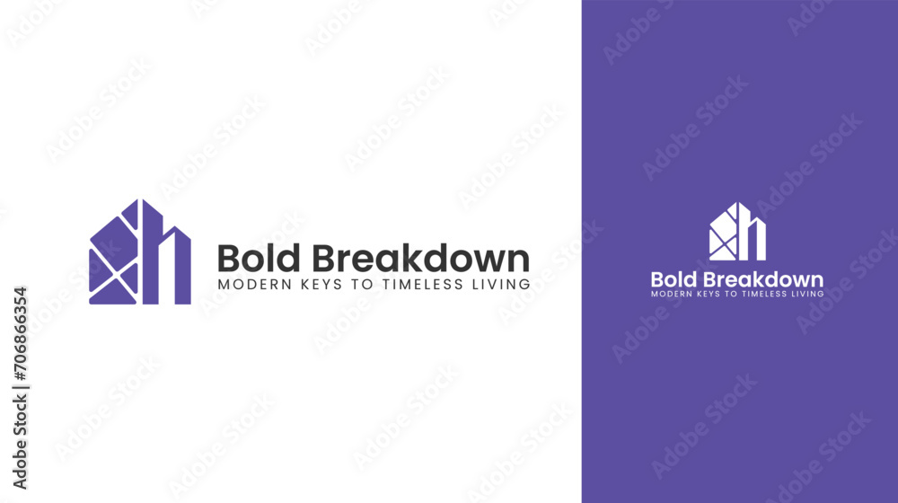 Refurbished Living Logo, Upgraded Spaces Logo, Revitalized Homes Logo ...