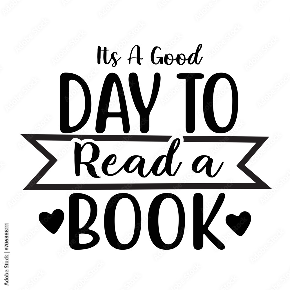 It is A Good Day To Read A Book Svg • Book Lover SVG Files For Cricut ...