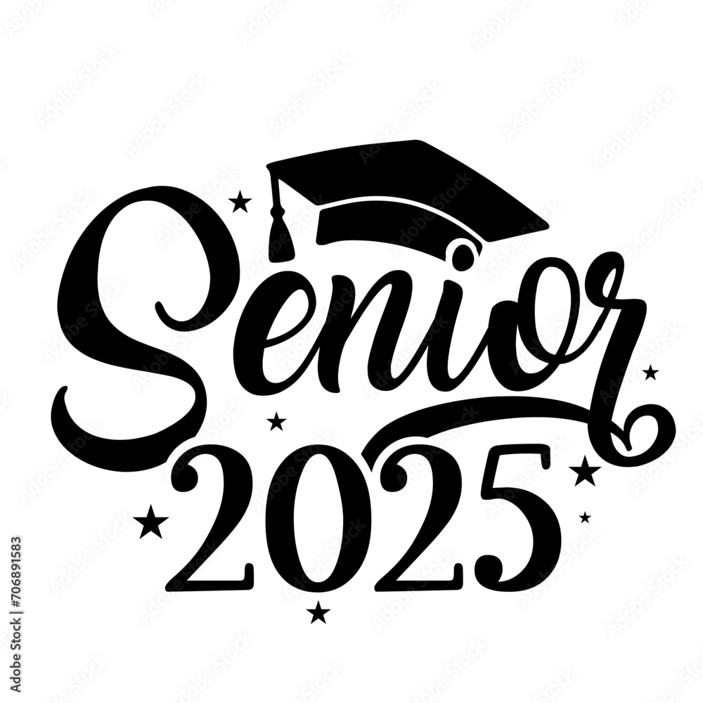Vetor de Senior 2025 SVG Bundle, Senior 2025 SVG, Graduation svg Bundle ...