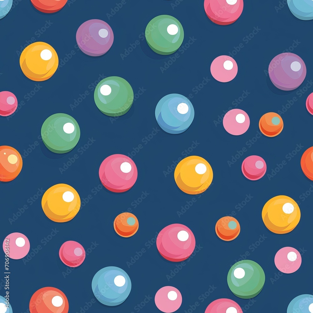 seamless patterns for prints | Gleeful Gumball Galore 2D Minimal ...