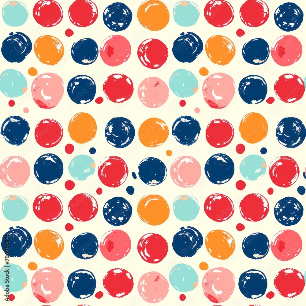 seamless patterns for prints | Gleeful Gumball Galore 2D Minimal ...