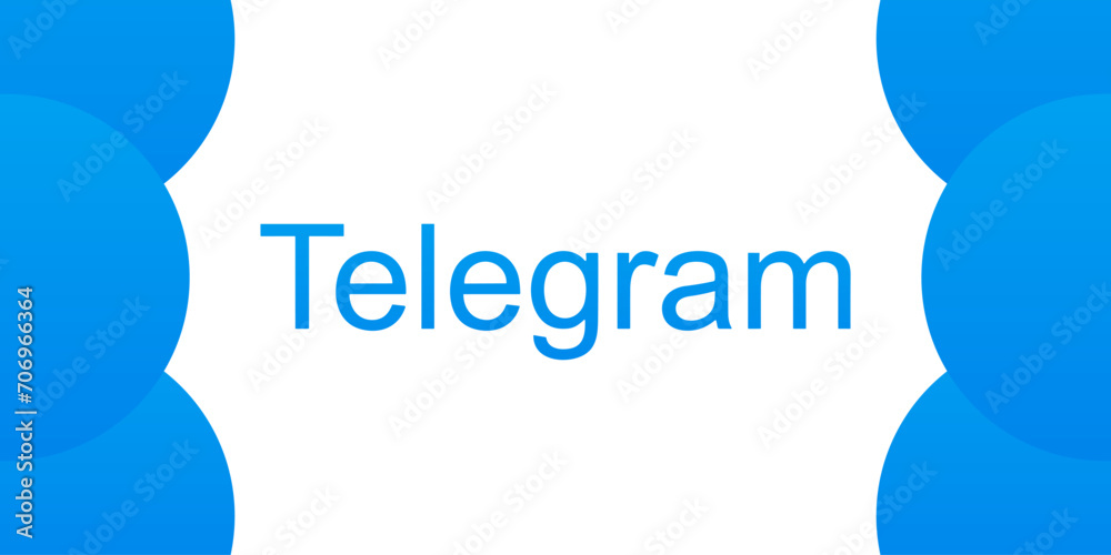 Social media Telegram logo. Modern design of social media Telegram ...