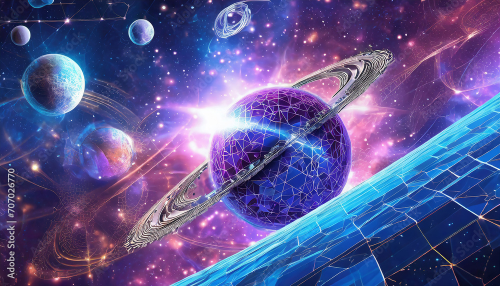 Abstract technology posters. Science future innovation concept. Space ...