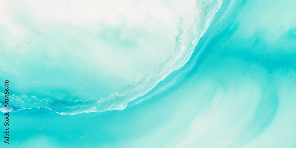 abstract soft blue and green abstract water color ocean wave texture ...