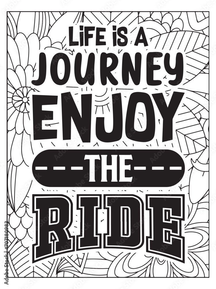 Motivational quotes coloring page. Inspirational quotes coloring page ...