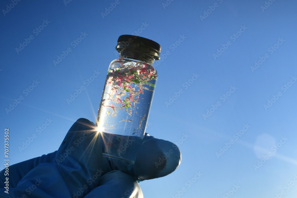 Poster Collecting water samples contaminated with microplastics ...