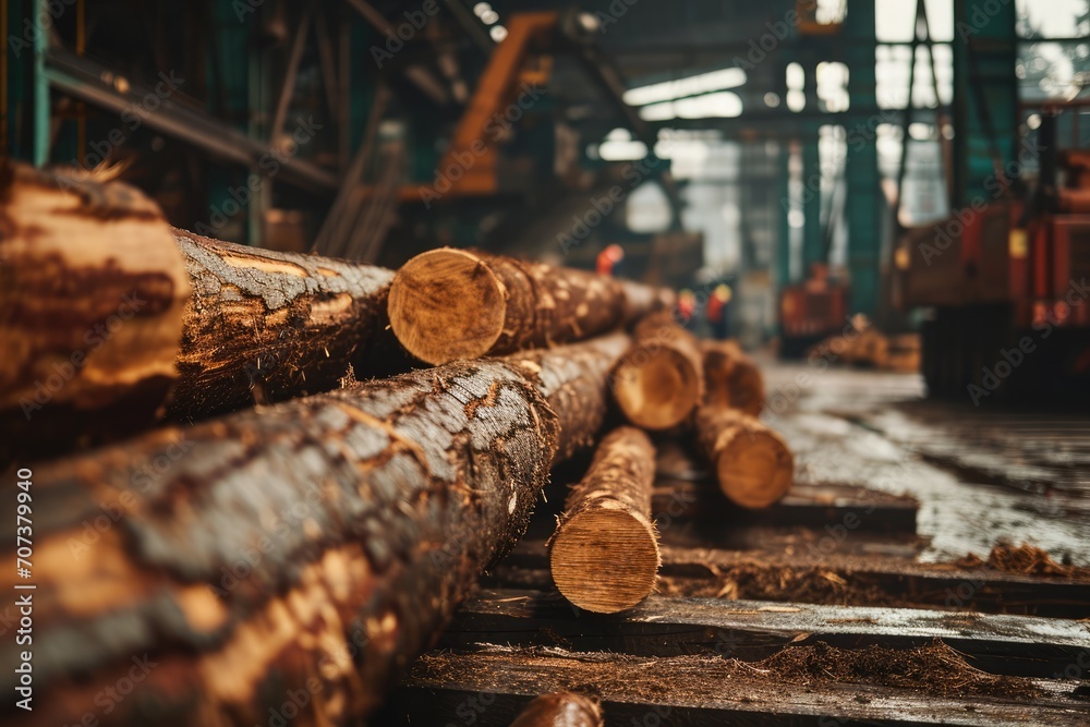TimberCraft: A Glimpse into the Timber Processing Plant - Workers ...