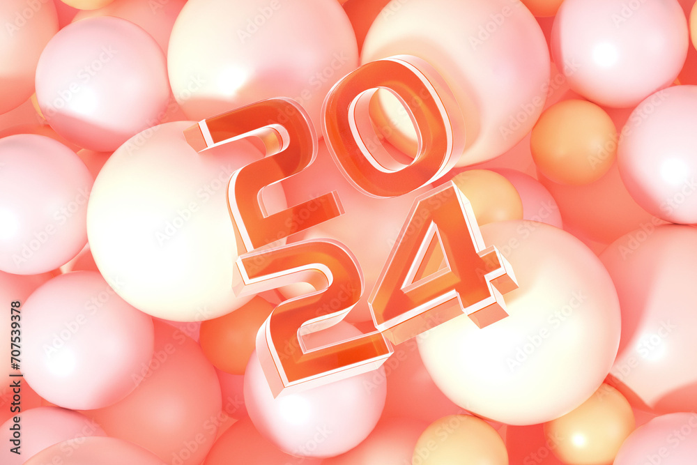 2024, transition from 2023 to 2024, Year of the Dragon, New Year, New ...