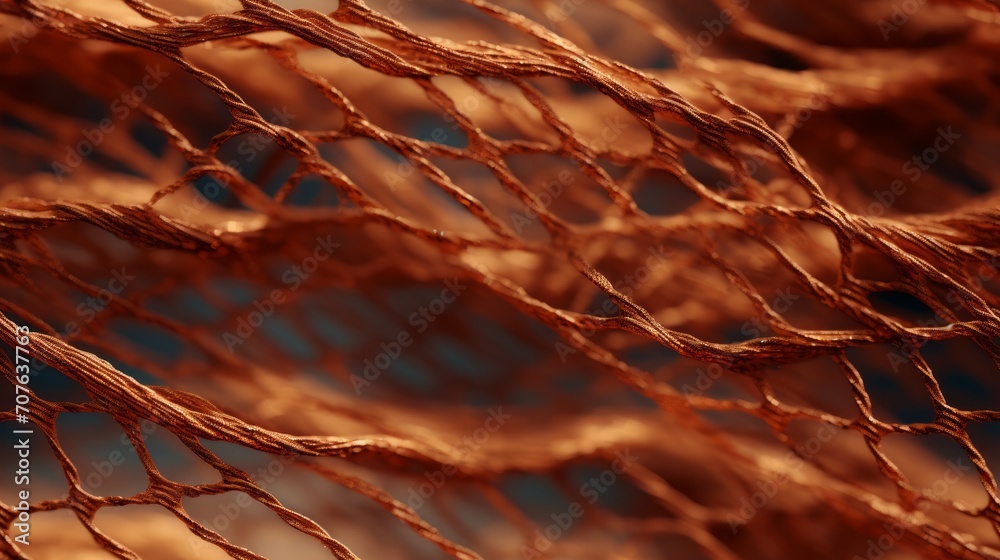 Tangled and woven texture of fishing net. octane render elegant ...
