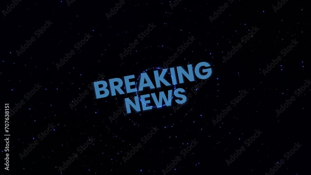 Breaking News, reveals neon light rays text effect and smooth ...