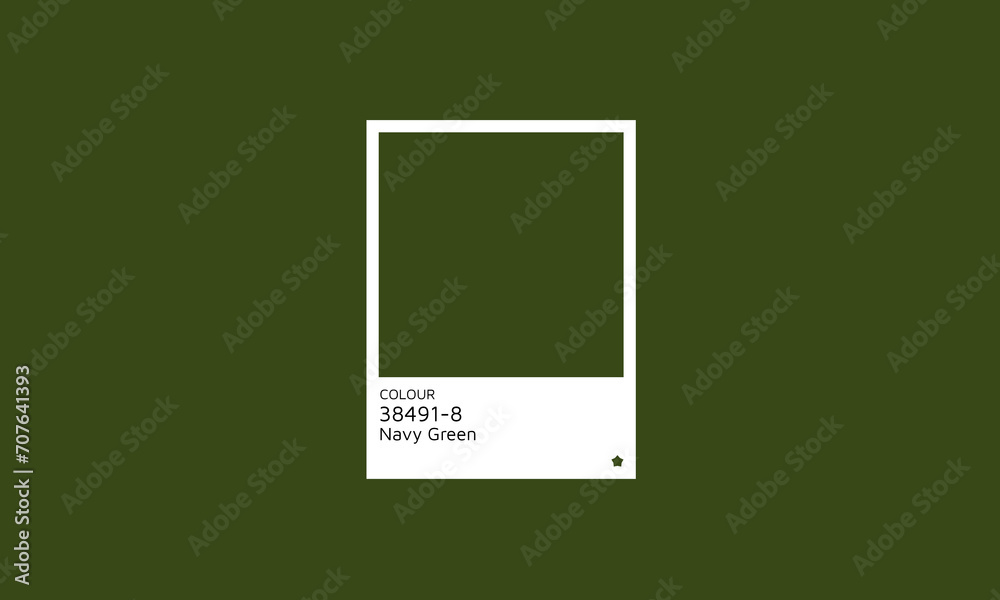 Trendy Color 2024 Navy Green Swatch Palette. Color hex swatch palette ...