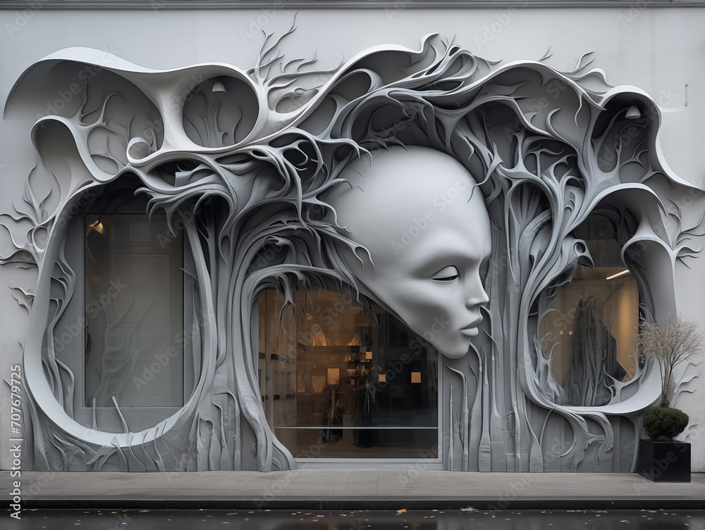 Foto de Eye-catching Creative Window Display Storefront Design for a ...