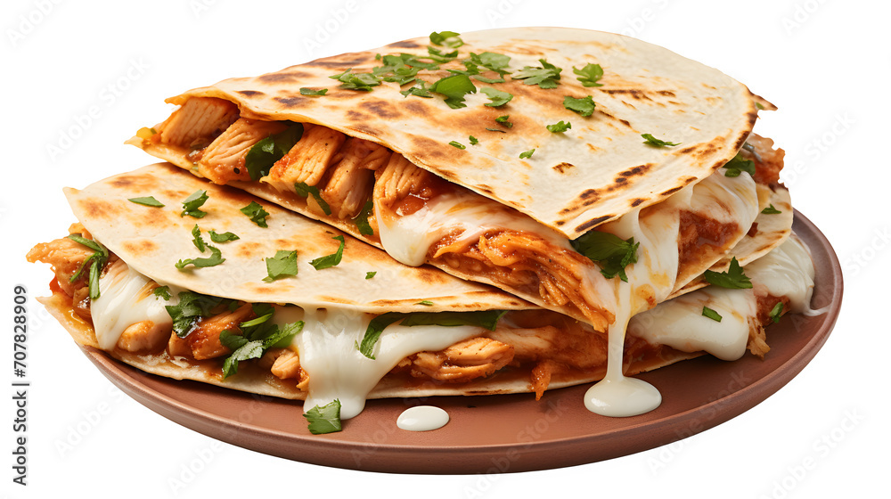 Chicken Quesadilla, PNG, Transparent, No background, Clipart, Graphic ...