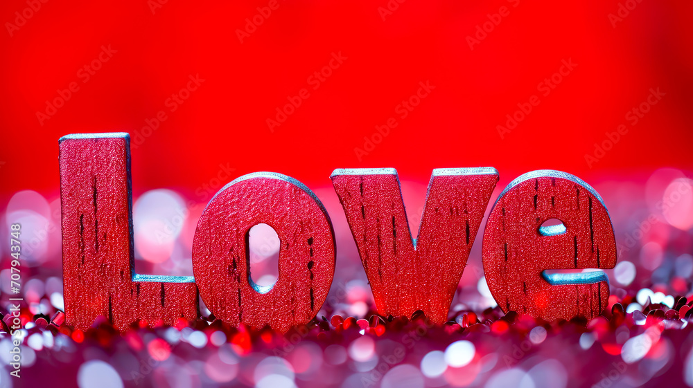 Herzen als Liebe, verliebt und Partnerschaft Stock-Foto | Adobe Stock