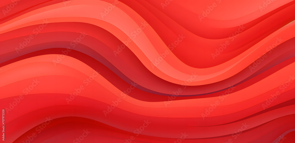 Red waved background with a wavy pattern, Chinese New Year festivities ...