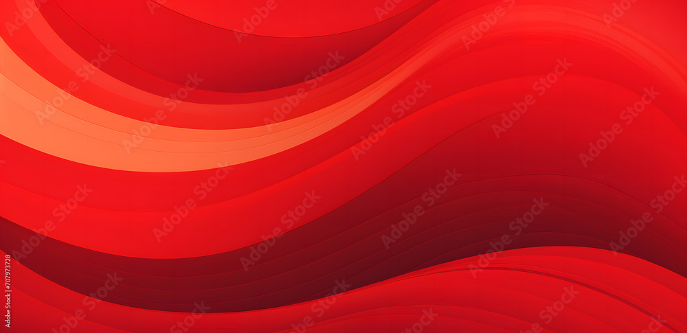 Red waved background with a wavy pattern, Chinese New Year festivities ...