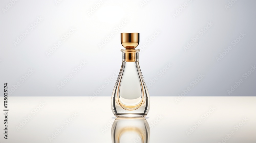 Foto de an isolated perfume vial, its essence encapsulated in a ...