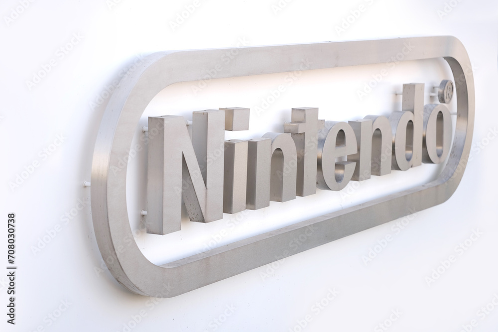 logo of Japanese company Nintendo, specializing in creation of video ...