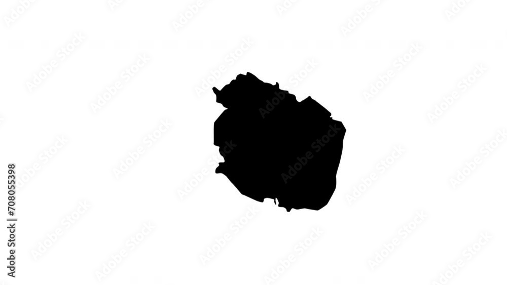 animation forms a map of Mysuru city in India Stock Video | Adobe Stock