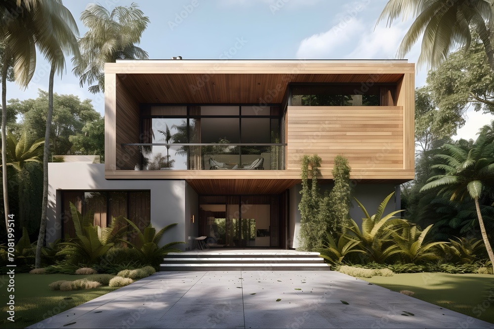 modern minimal tropical style Architectural House, two storied, 40 x 60 ...