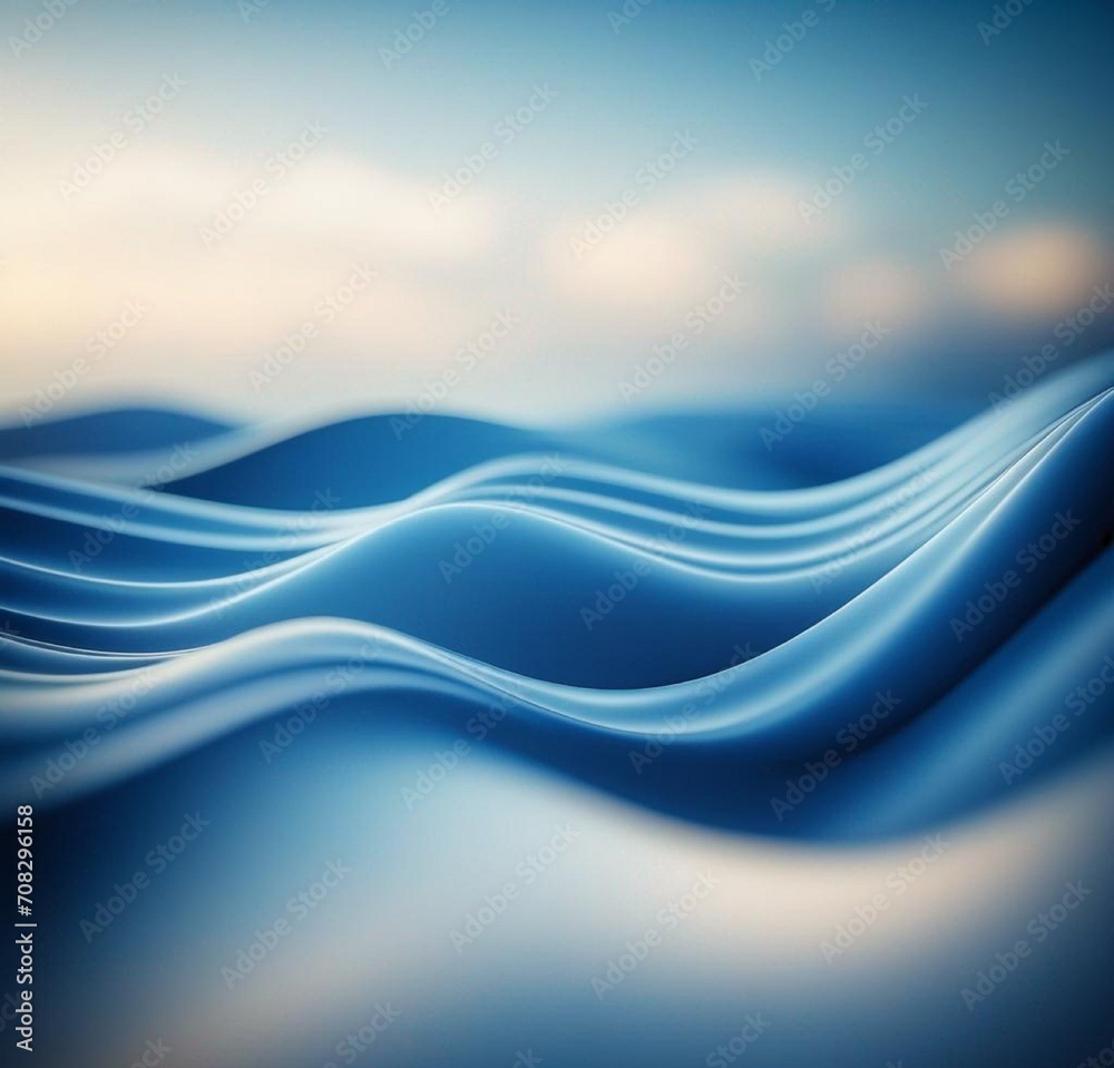 abstract wavy blue background for modern blog Stock Illustration ...