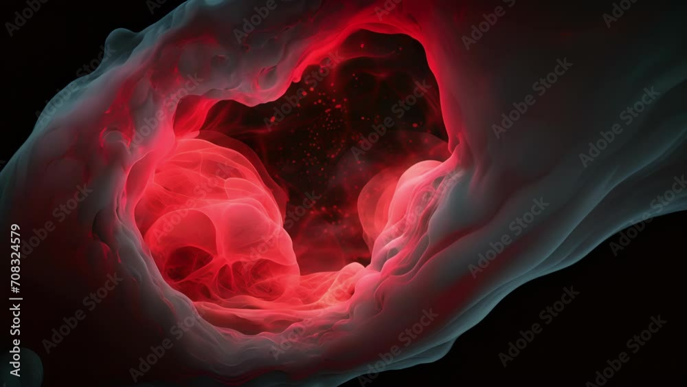 Through a magnified lens, we witness the remarkable moment when ...