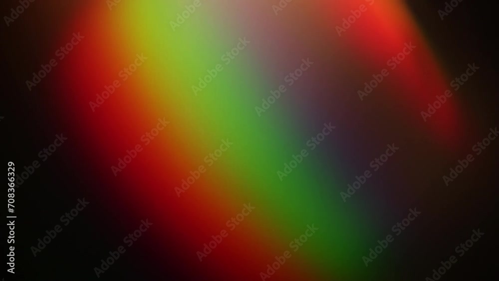 Enhance your visuals with vibrant 4K rainbow light leaks animation ...
