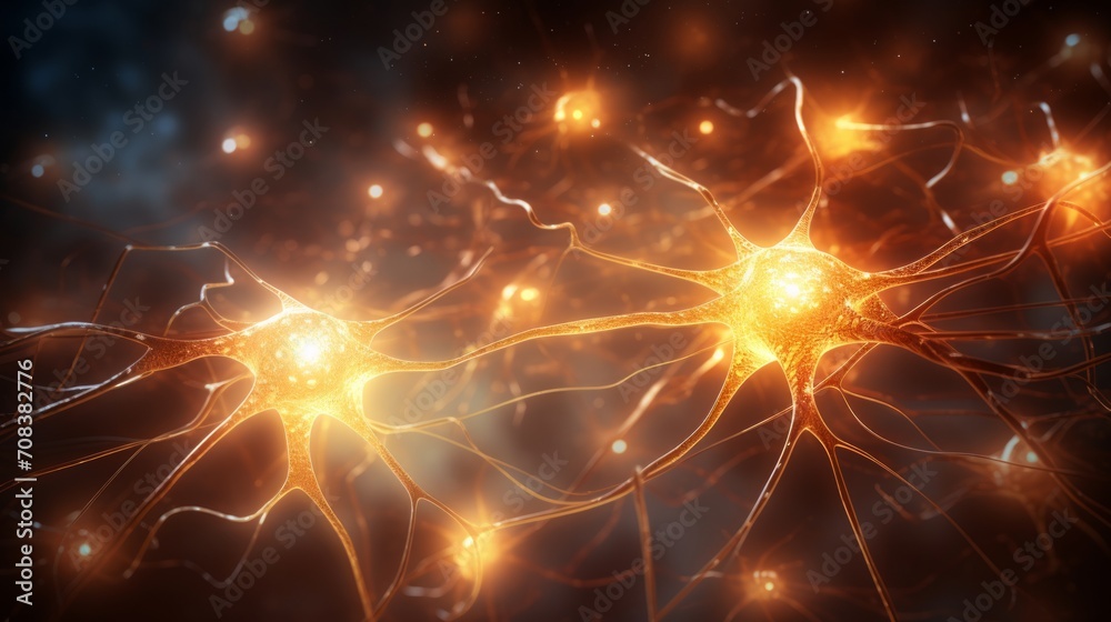 Visual representation of the neuron structure, emphasizing the cell ...