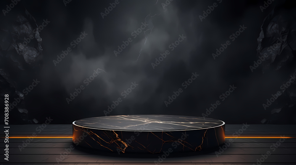 Podium, booth, stage, product background for displaying products, 3D ...